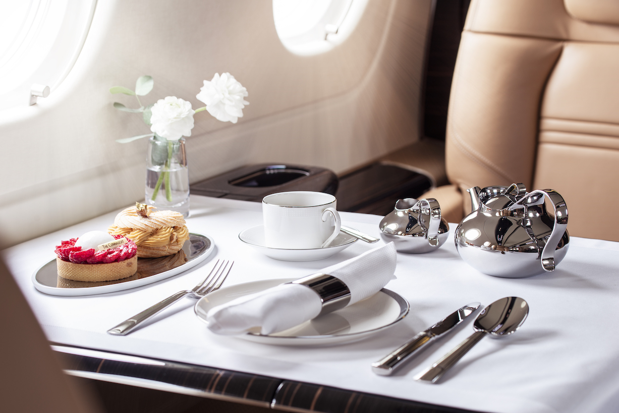 Private Jet Fine Dining & Catering | Red Label | Flexjet Europe